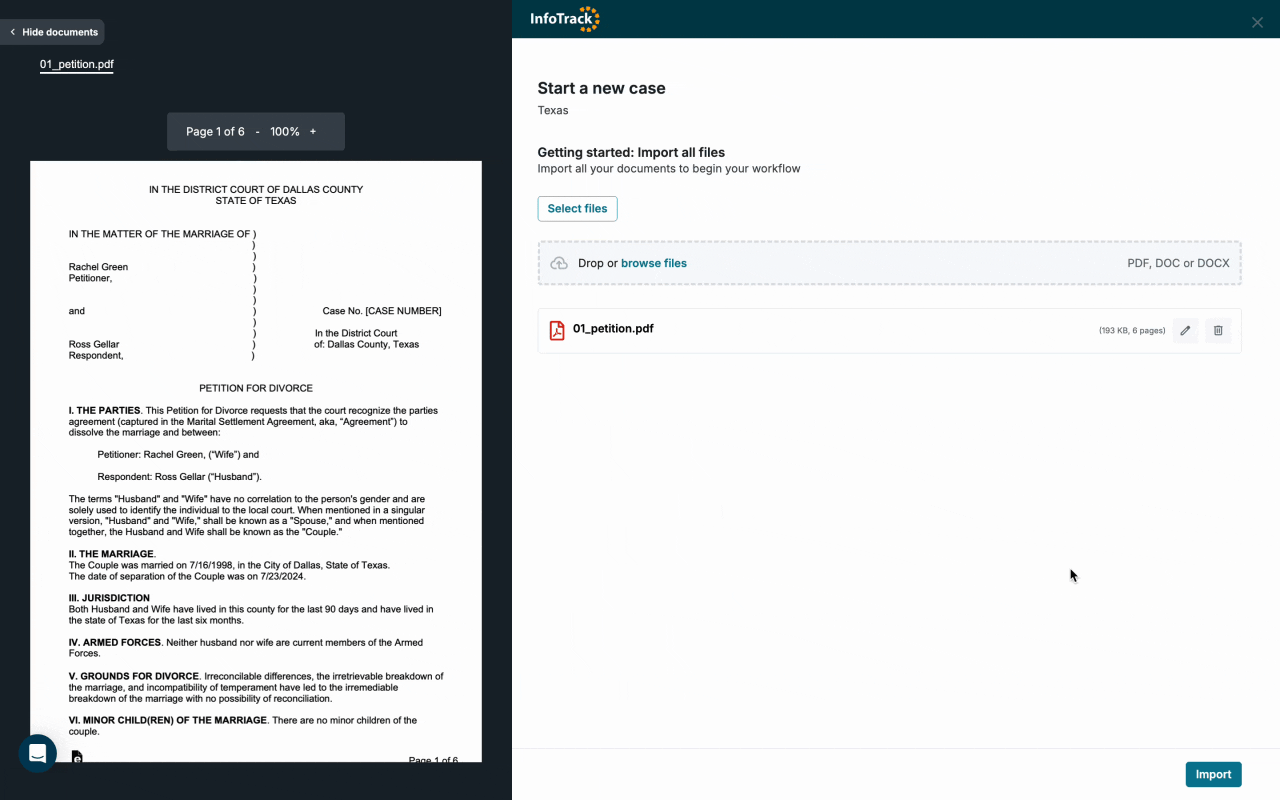State court filing software for modern law firms - InfoTrack