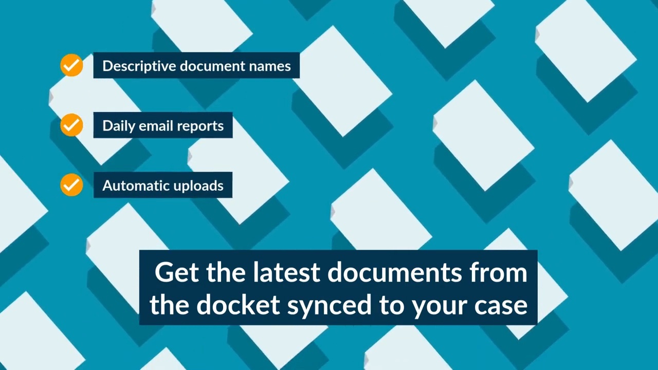 Court docket syncing - InfoTrack