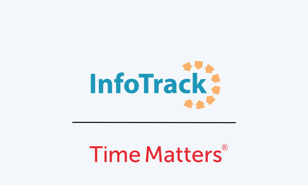 Time Matters integration factsheet - InfoTrack