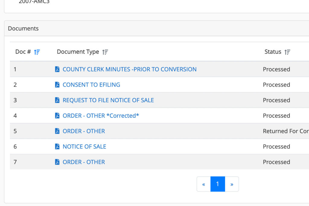 Court docket syncing - InfoTrack