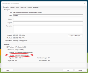 6 ways to reduce the size of a PDF - InfoTrack