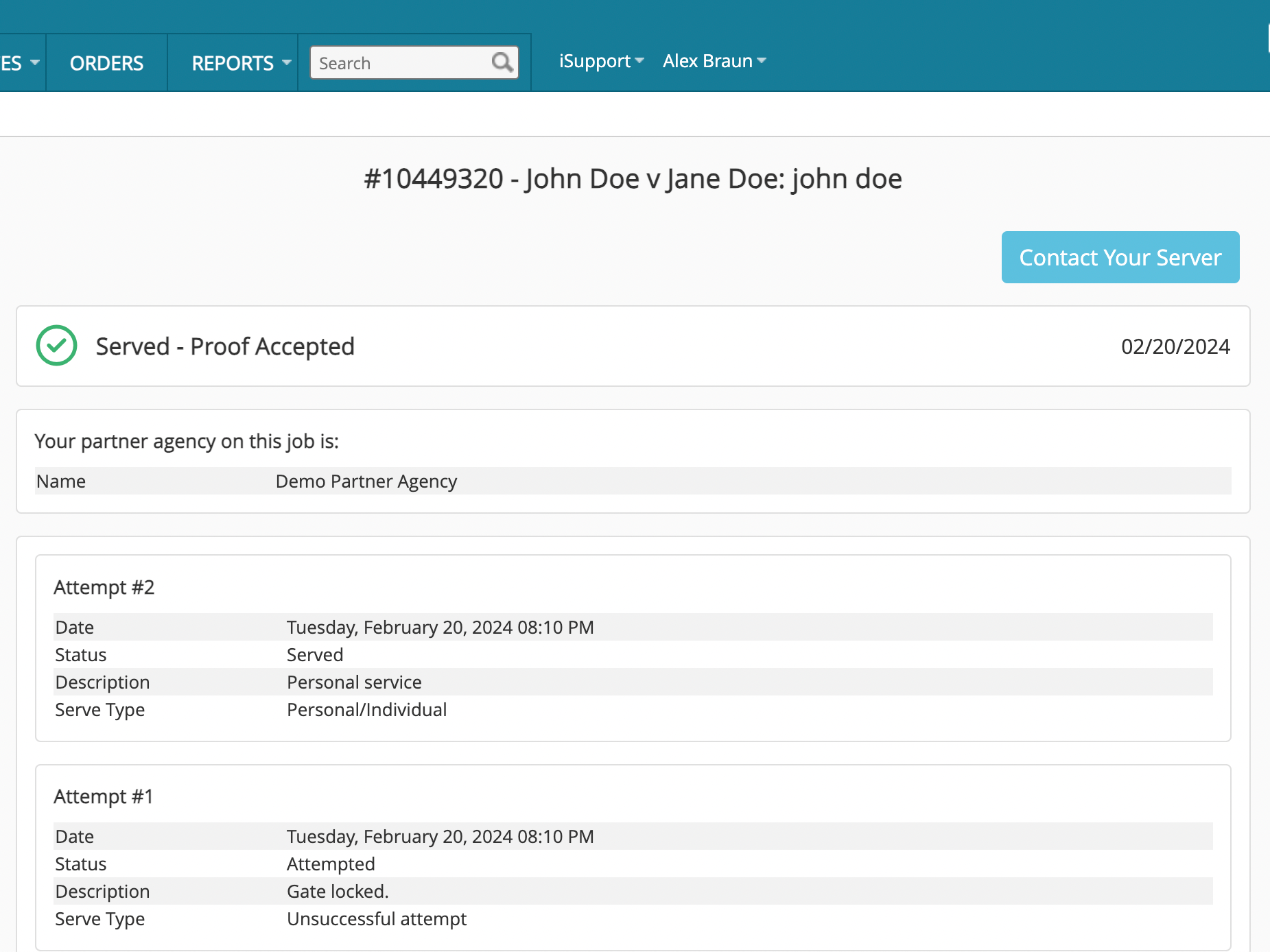 Seamless, nationwide process serving - InfoTrack ServeIT